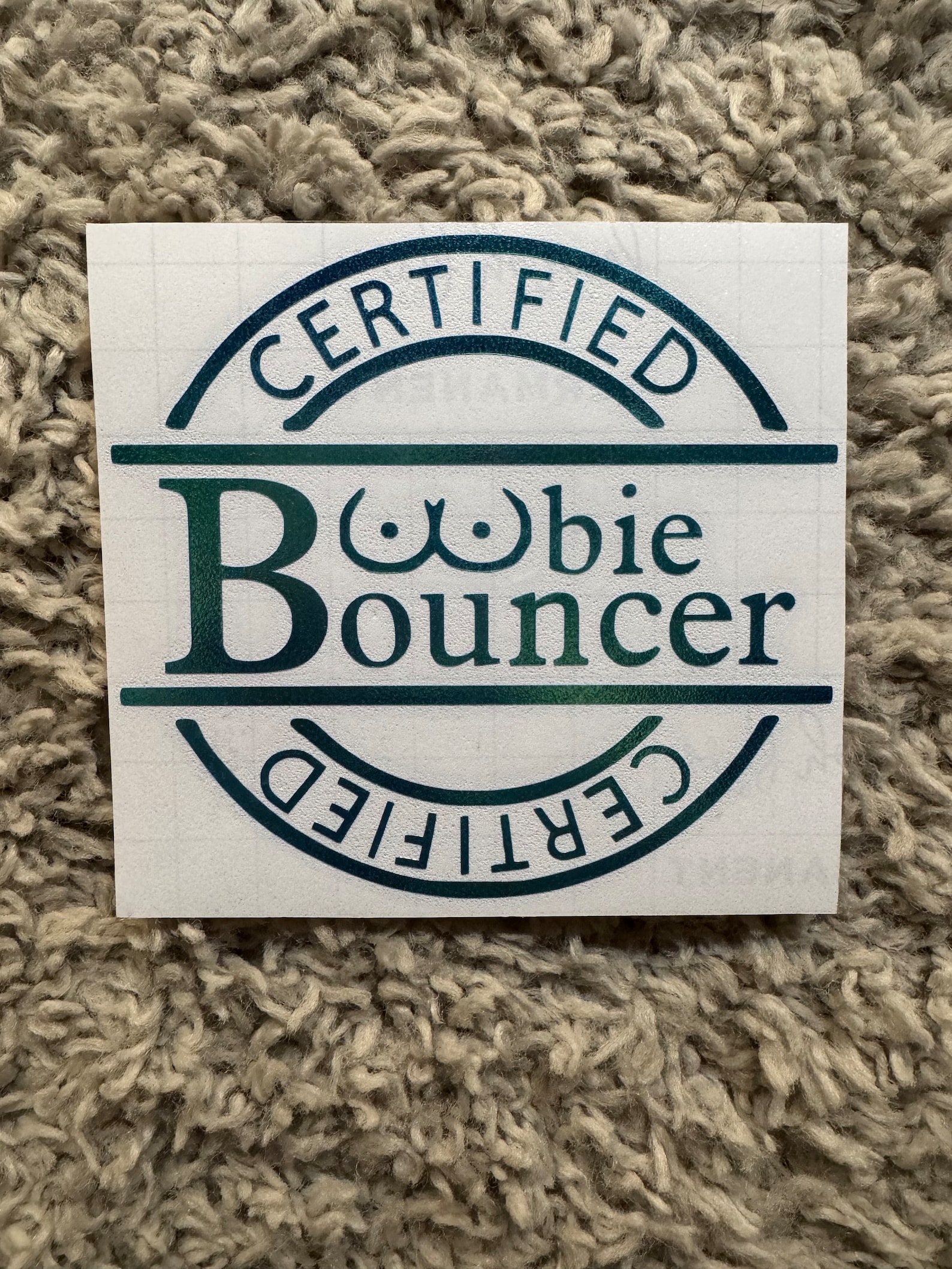 Certified B**bie Bouncer Decal! Truck Decal | Car Decal | Cooler Decal ...