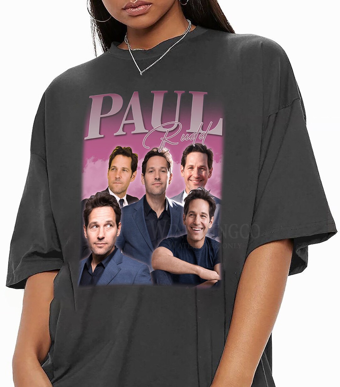 Paul Rudd Vintage Bootleg Tee, Paul Rudd Vintage Graphic Shirt - Etsy