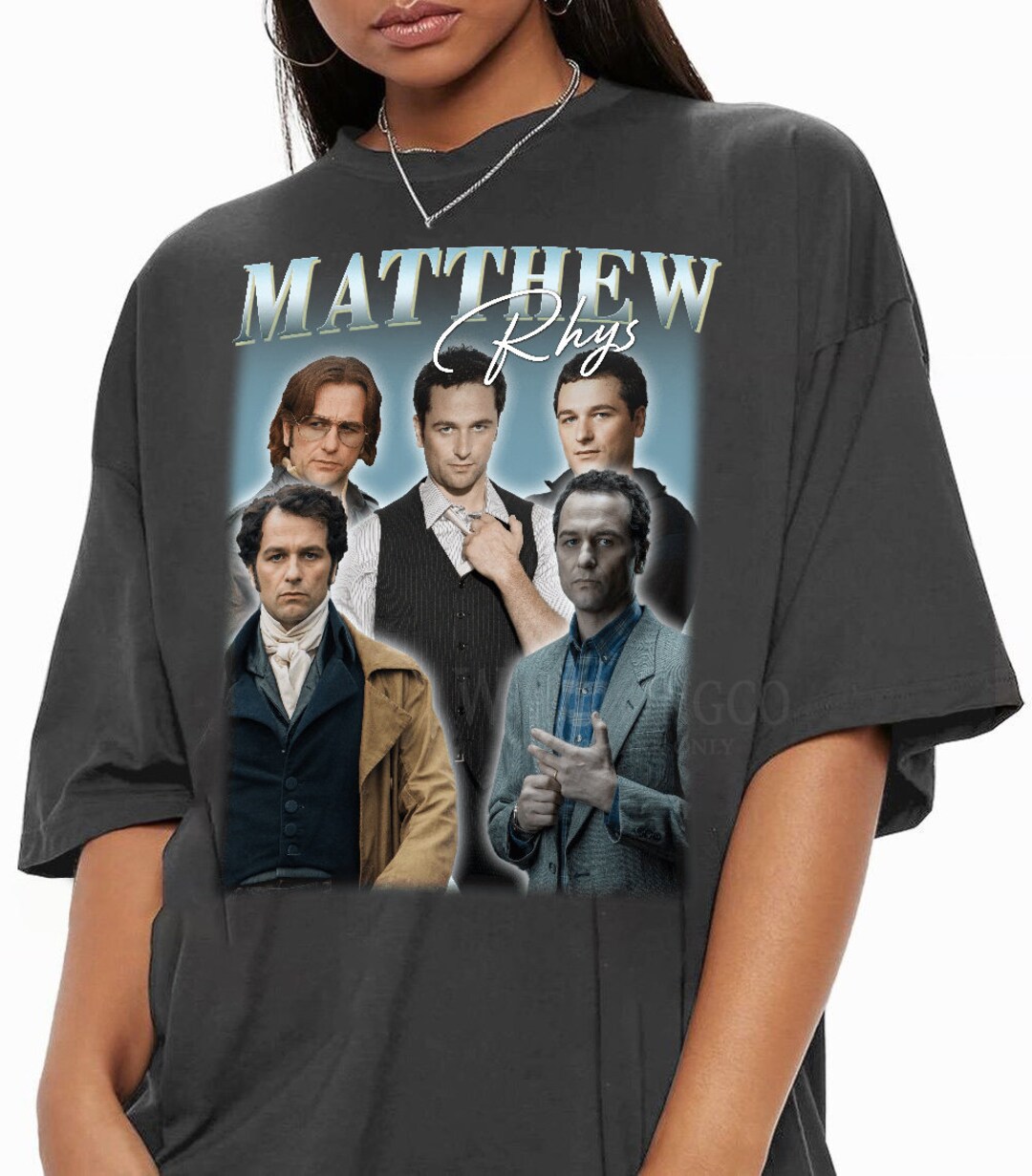 Matthew Rhys Vintage Bootleg Tee, Matthew Rhys Vintage Graphic Shirt - Etsy