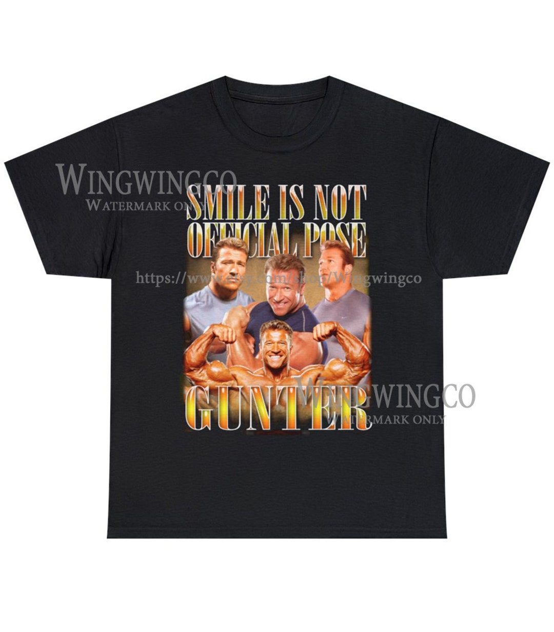 Günter Schlierkamp Smile is Not Official Pose, Gunter Vintage Bootleg ...