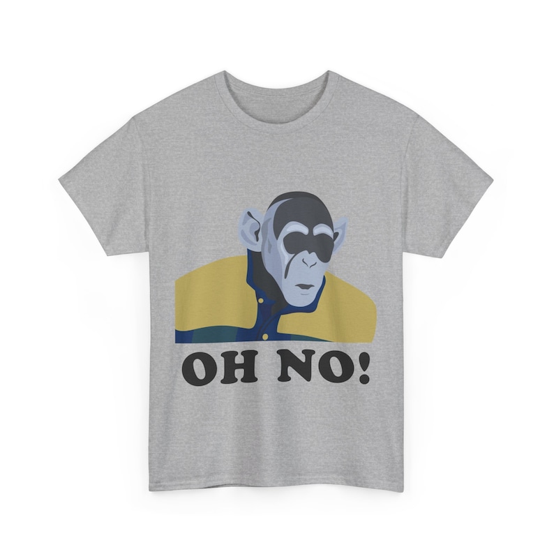 Oh No' Monkey Meme From 'planet of the Apes' Vintage Graphic Shirt - Etsy