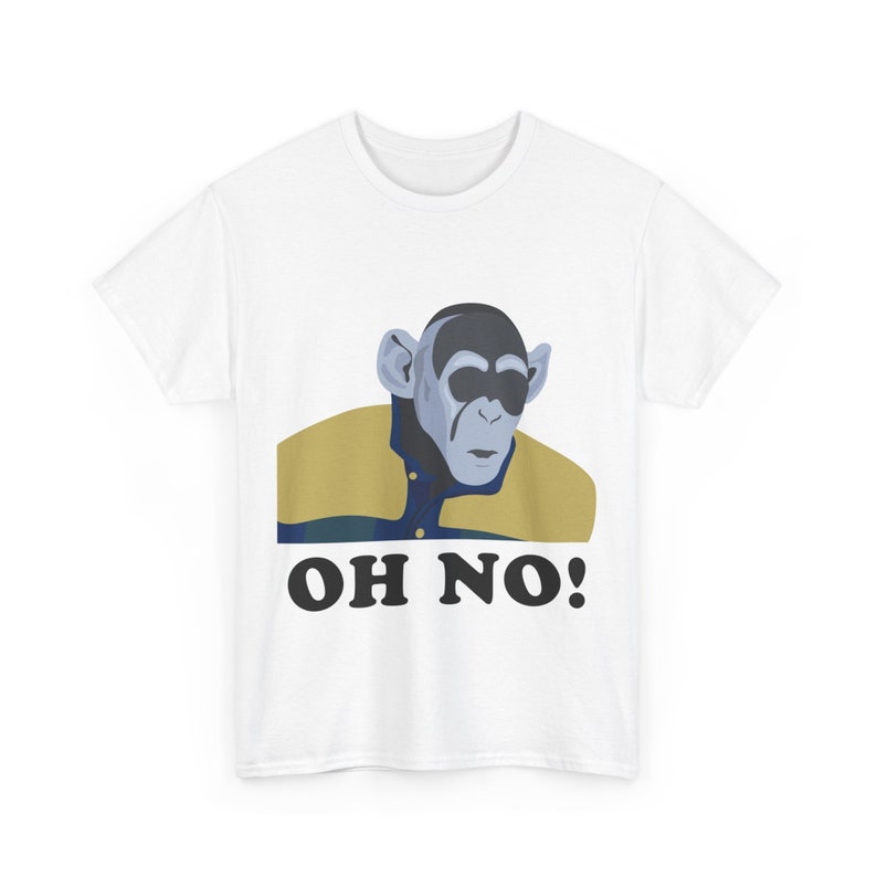 Oh No' Monkey Meme From 'planet of the Apes' Vintage Graphic Shirt - Etsy Oh No' Monkey Meme From 'planet of the Apes' Vintage Graphic Shirt - Etsy