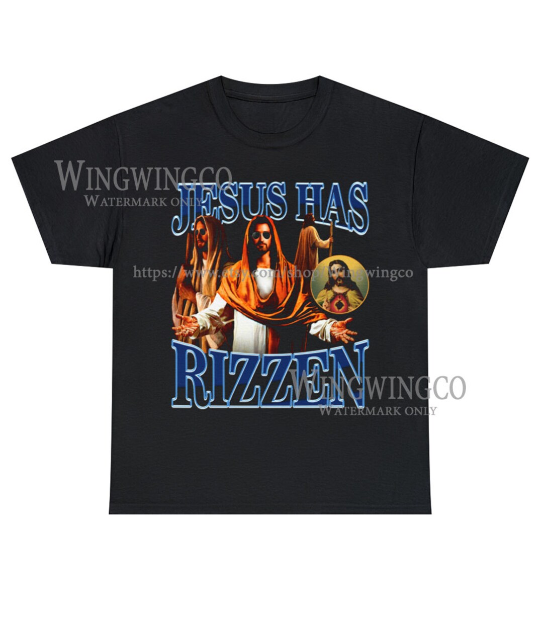 Jesus Has Rizzen Vintage Bootleg Tee - Etsy