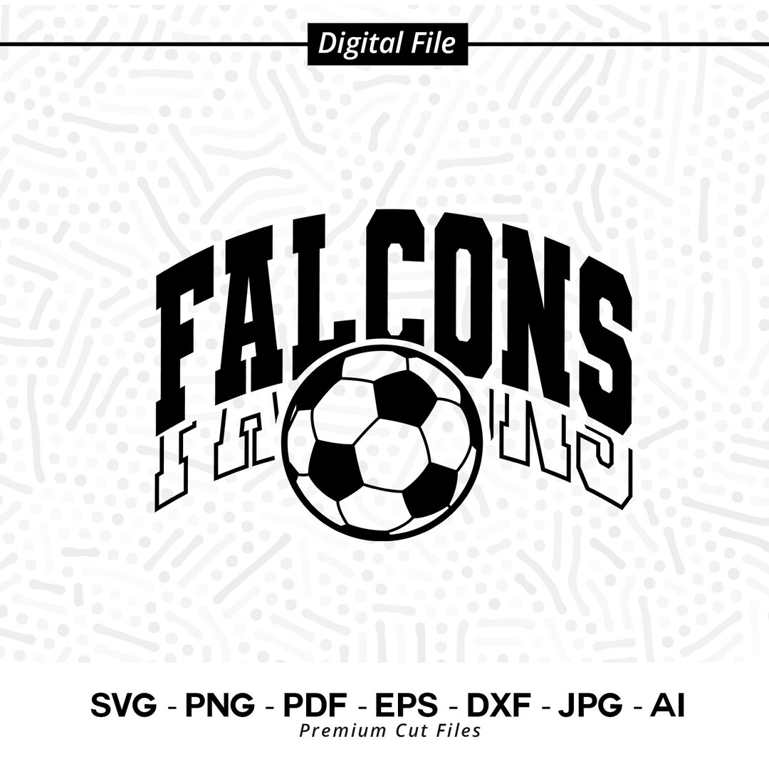 Falcons SVG PNG, Falcon Svg, Soccer Svg, Falcons Soccer Svg, Falcons ...