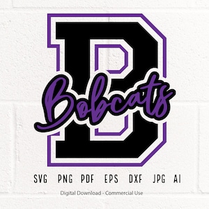 Bobcats SVG PNG, Bobcats Mascot Svg, Bobcats Cheer Svg, Bobcats Shirt ...