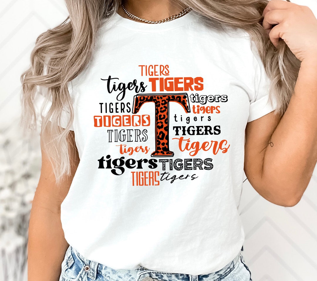Tigers SVG PNG Tigers Mascot Svg Tigers Typography Svg - Etsy