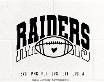 Raider Football Svg, Raider, Raiders, Football Svg, Png, Sublimation ...