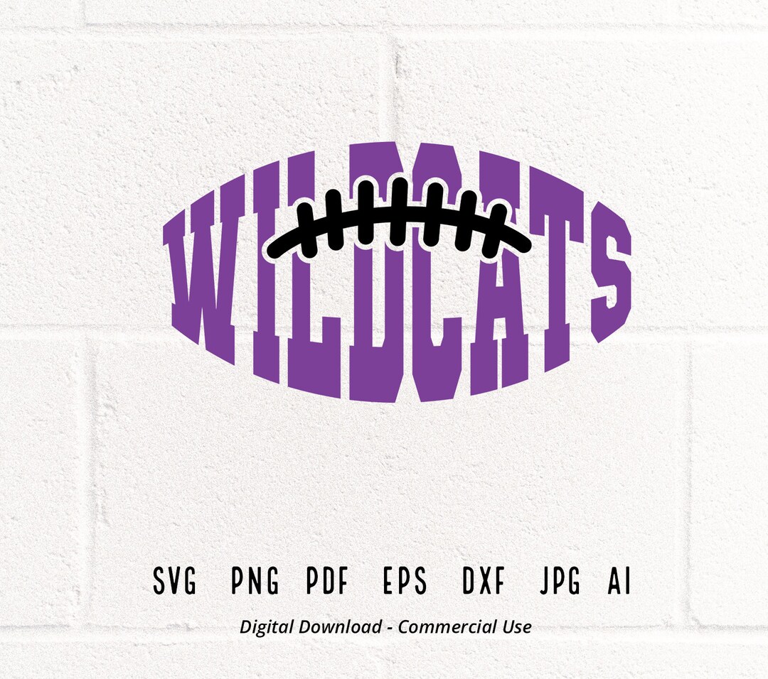 Wildcats SVG PNG, Wildcats Football Svg, Wildcats Mascot Svg, Wildcats ...