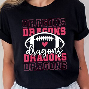 Dragon Football Svg, Dragon, Dragons, Football Svg, Png, Sublimation ...