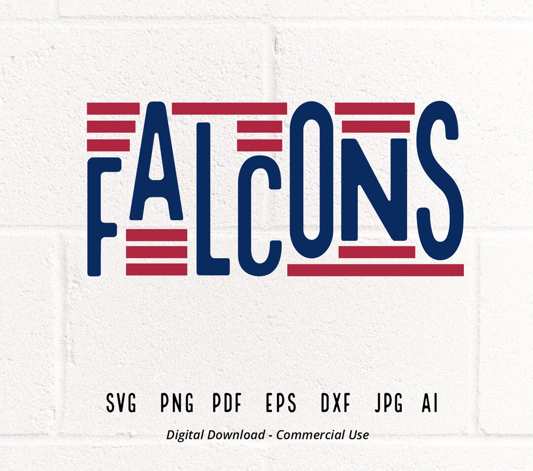 Falcons SVG PNG, Falcons Mascot Svg, Falcons Cheer Svg, Falcons Shirt ...