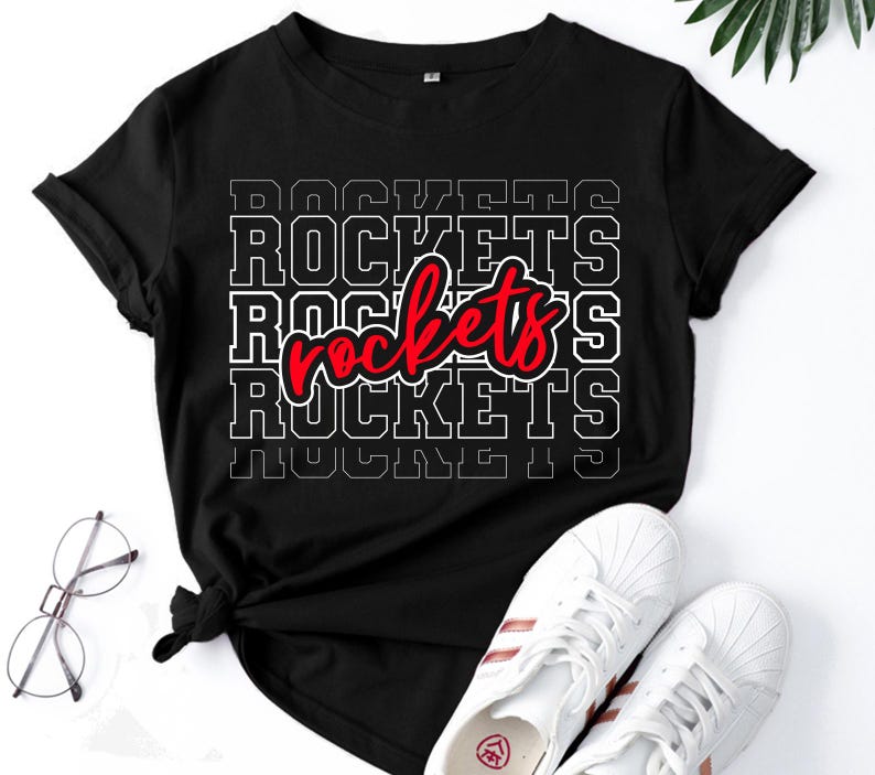 Rockets Stacked SVG, Mascot Cheer Design (digital Download) - Etsy