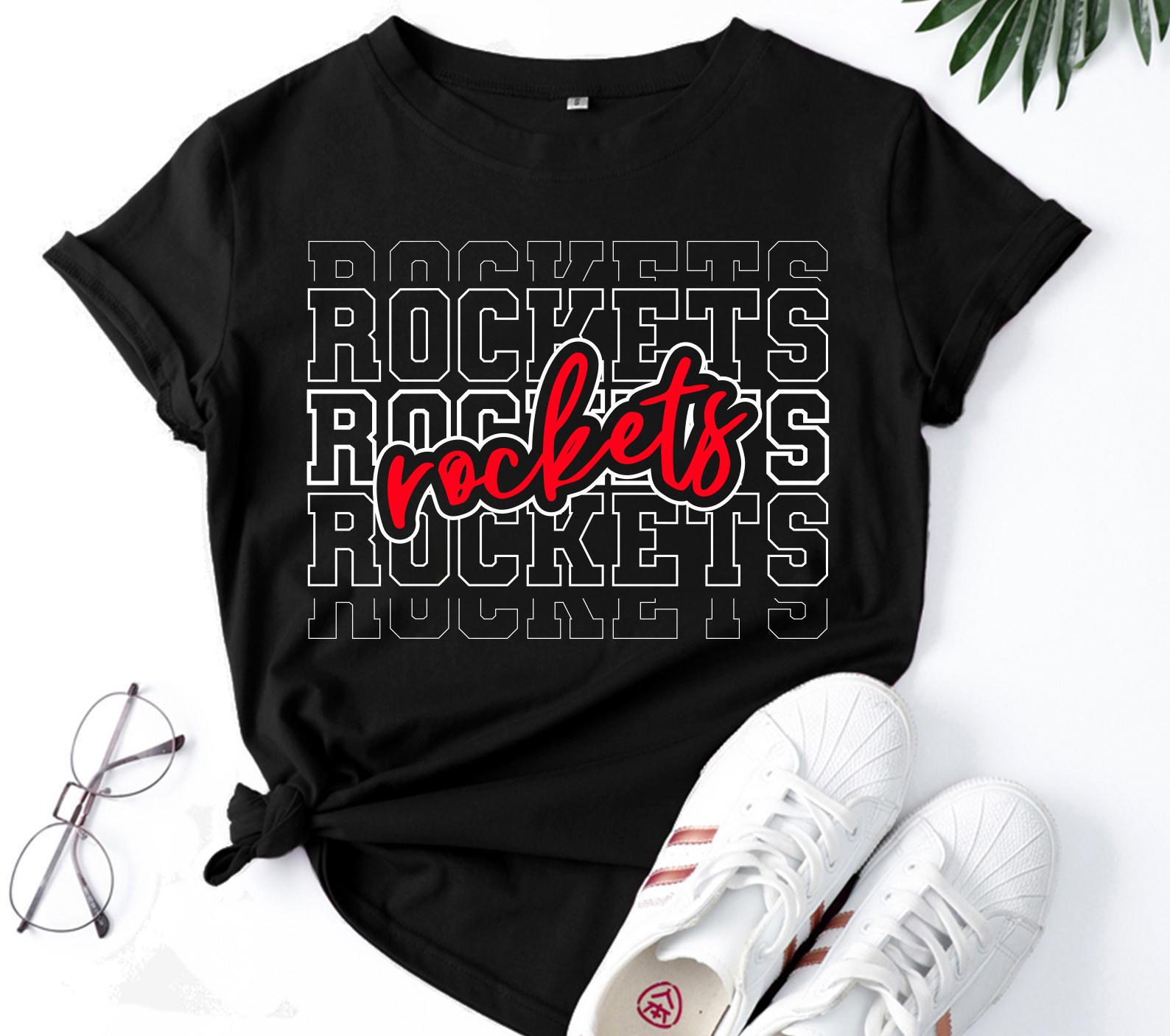 Rockets Stacked SVG, Mascot Cheer Design (digital Download) - Etsy