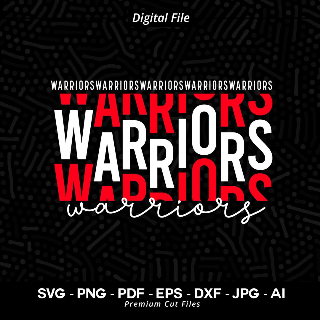 Guerreros apilados SVG PNG, Guerreros svg, Guerrero svg, Tipografía de ...