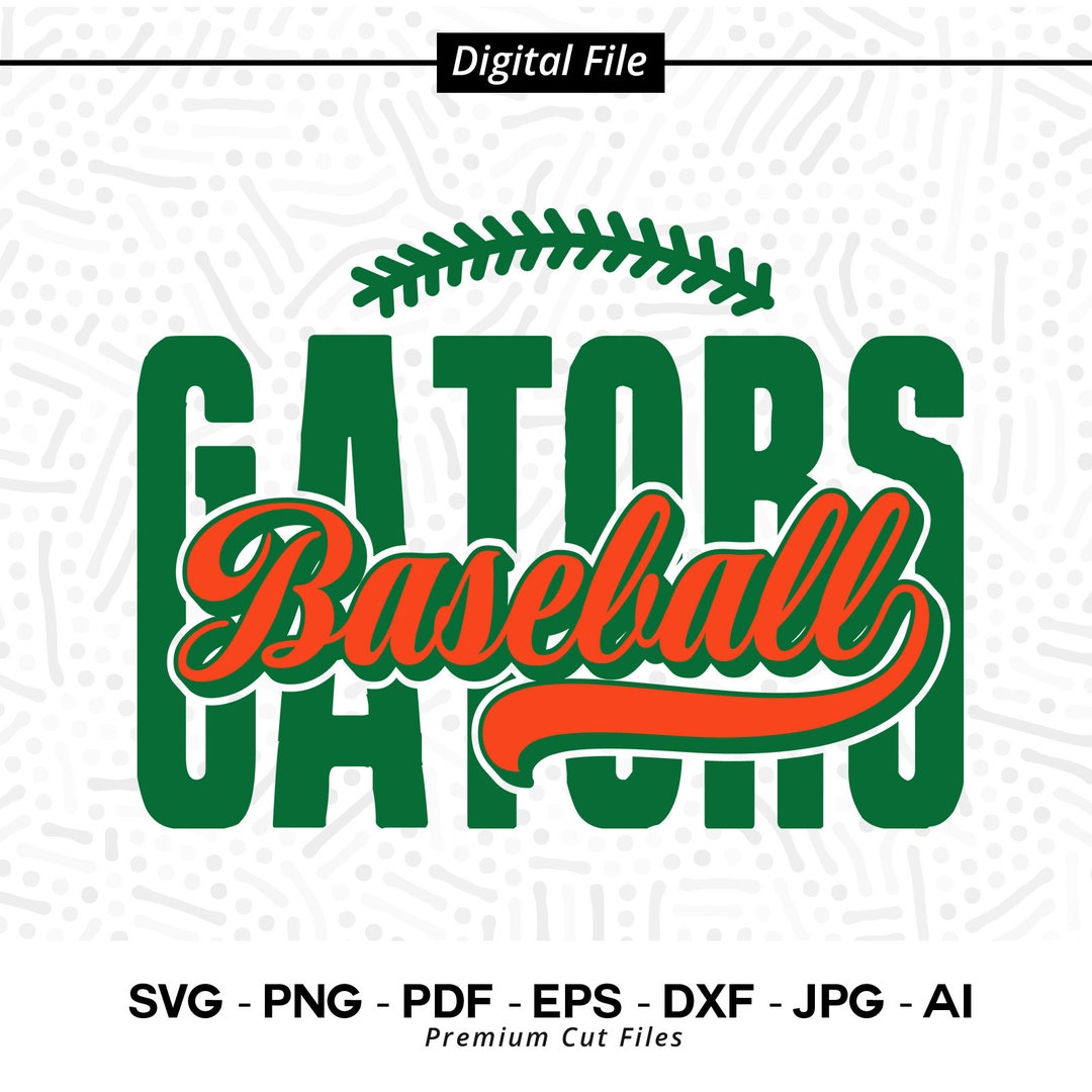 Gators Baseball SVG PNG, Baseball Svg, Gators Svg, Baseball Shirt Svg ...