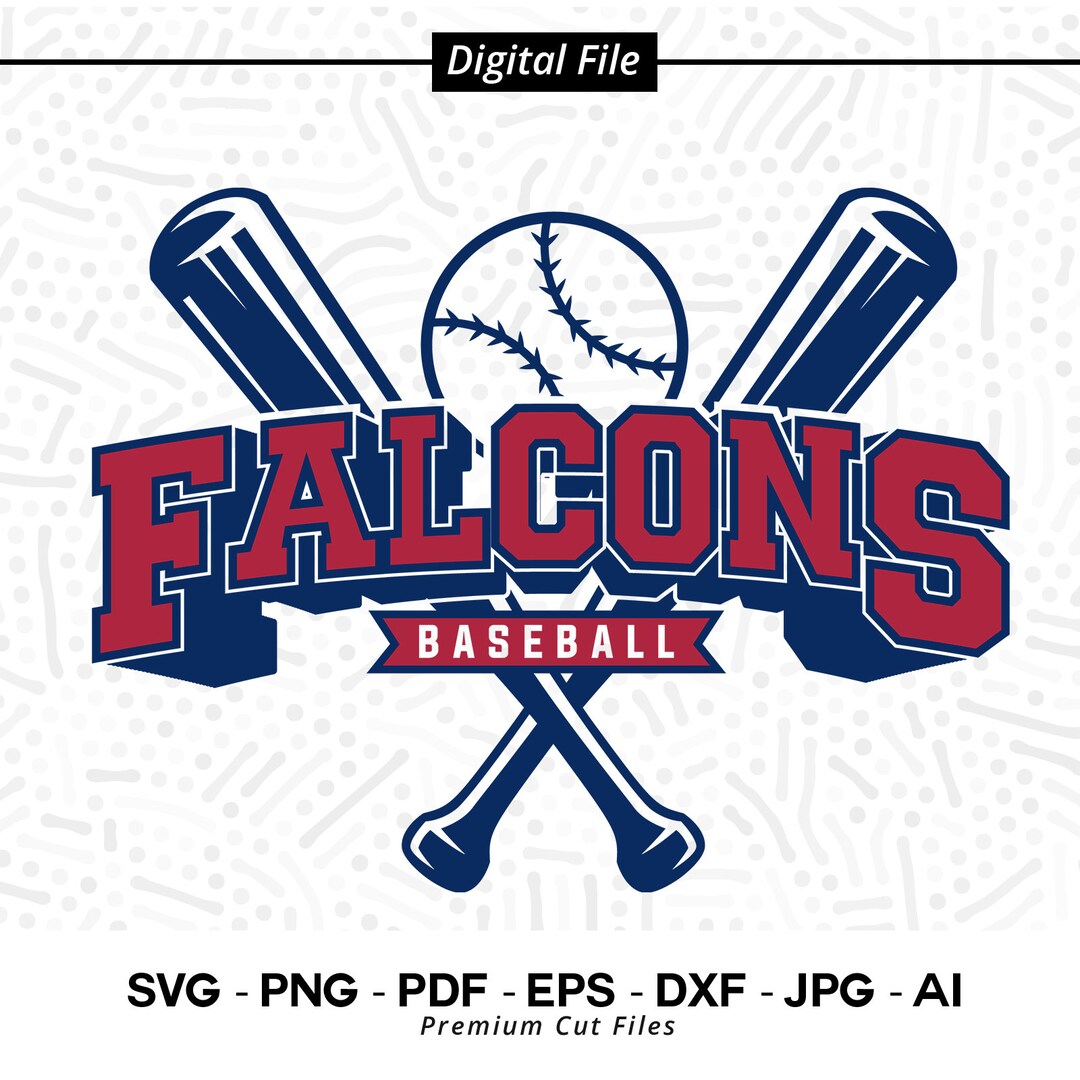 Falcons Baseball SVG PNG, Baseball Svg, Falcons Svg, Baseball Shirt Svg ...