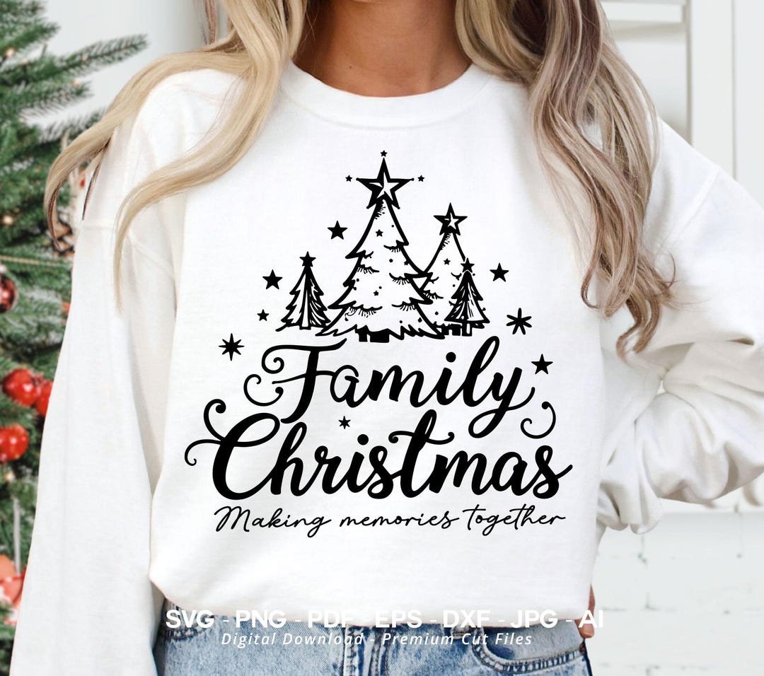 Family Christmas SVG PNG, Matching Holiday Family SVG, Merry Christmas ...