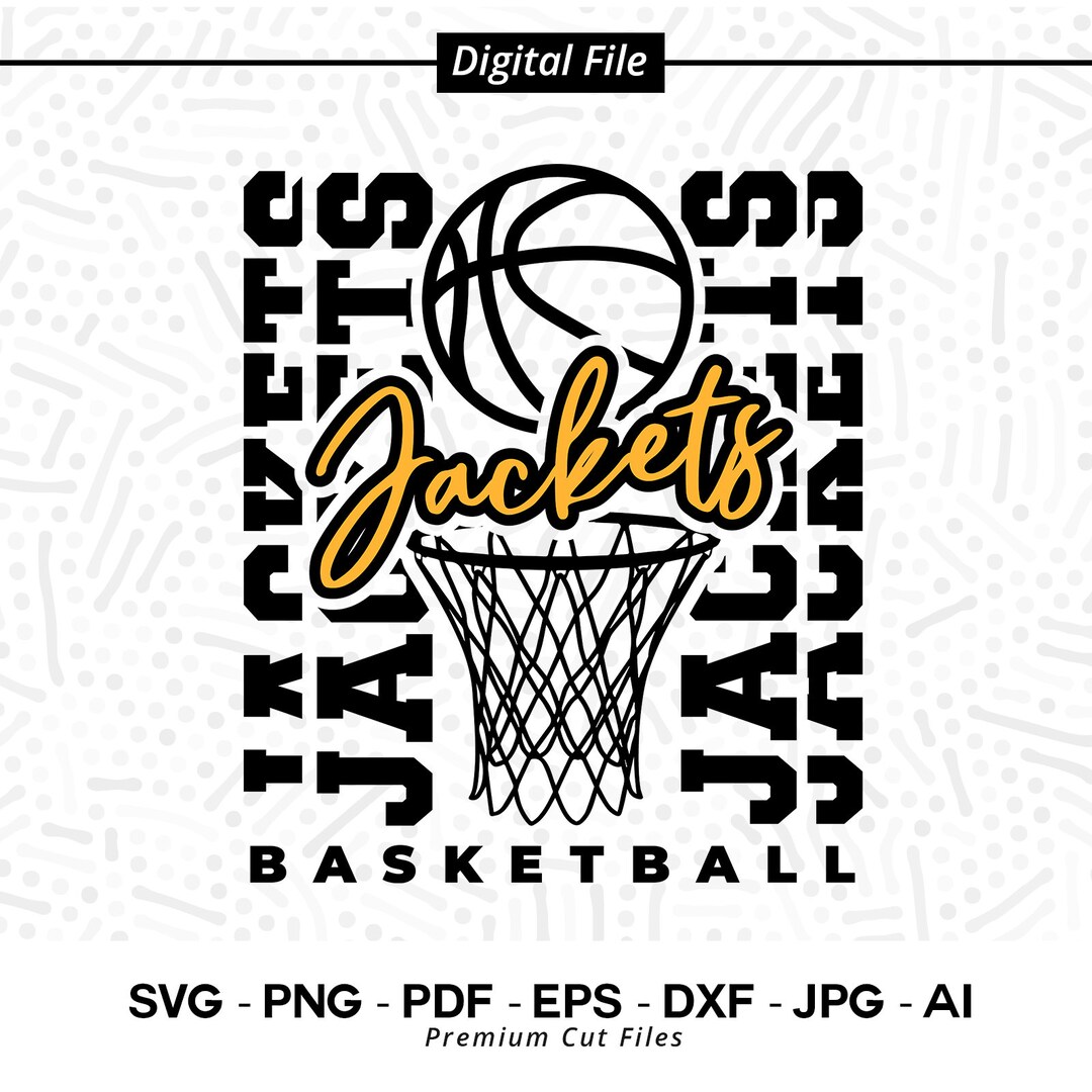 Jacket SVG PNG Jacket Basketball Svg Jackets Basketball - Etsy