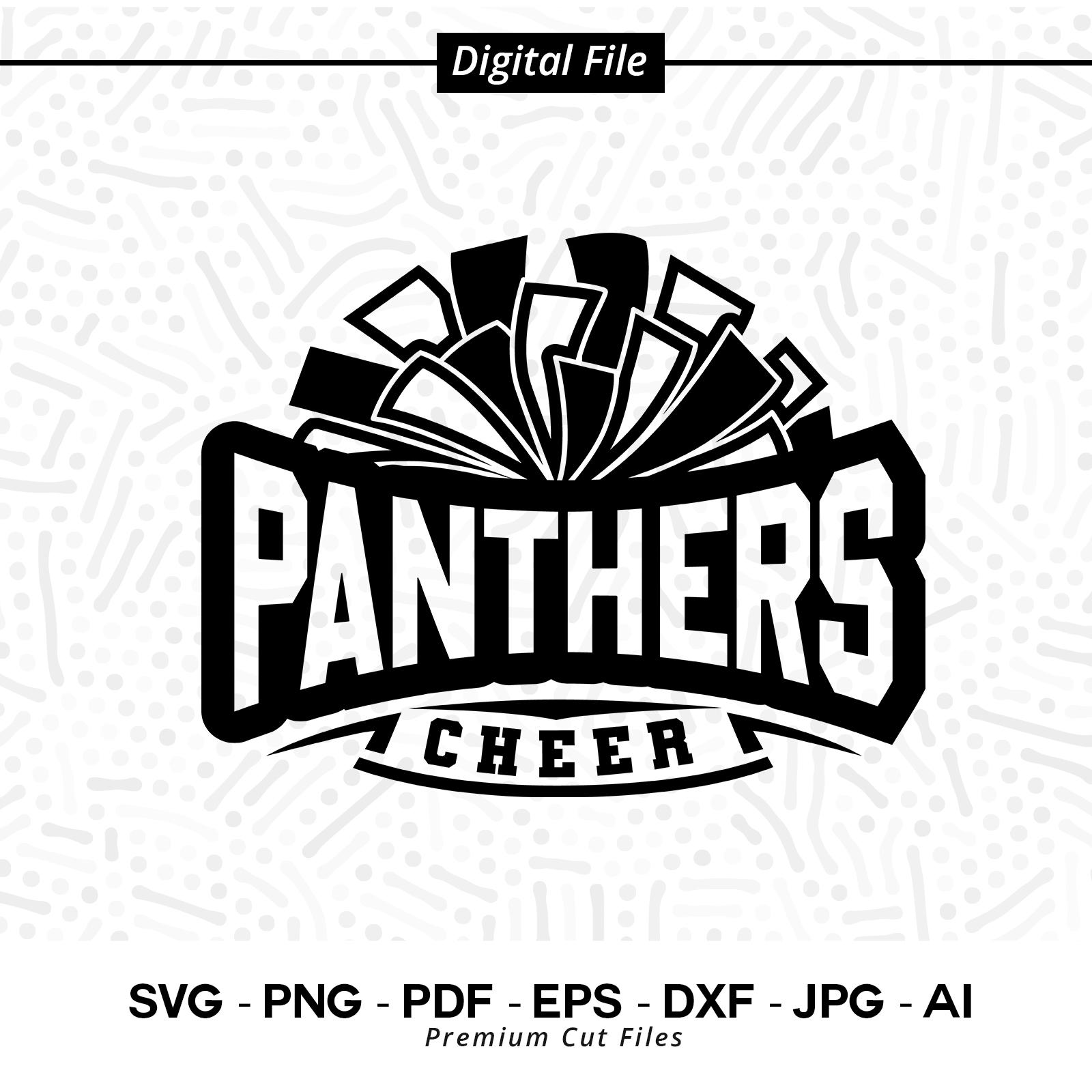 Panthers Cheer SVG, Mascot, School Spirit (digital File) - Etsy