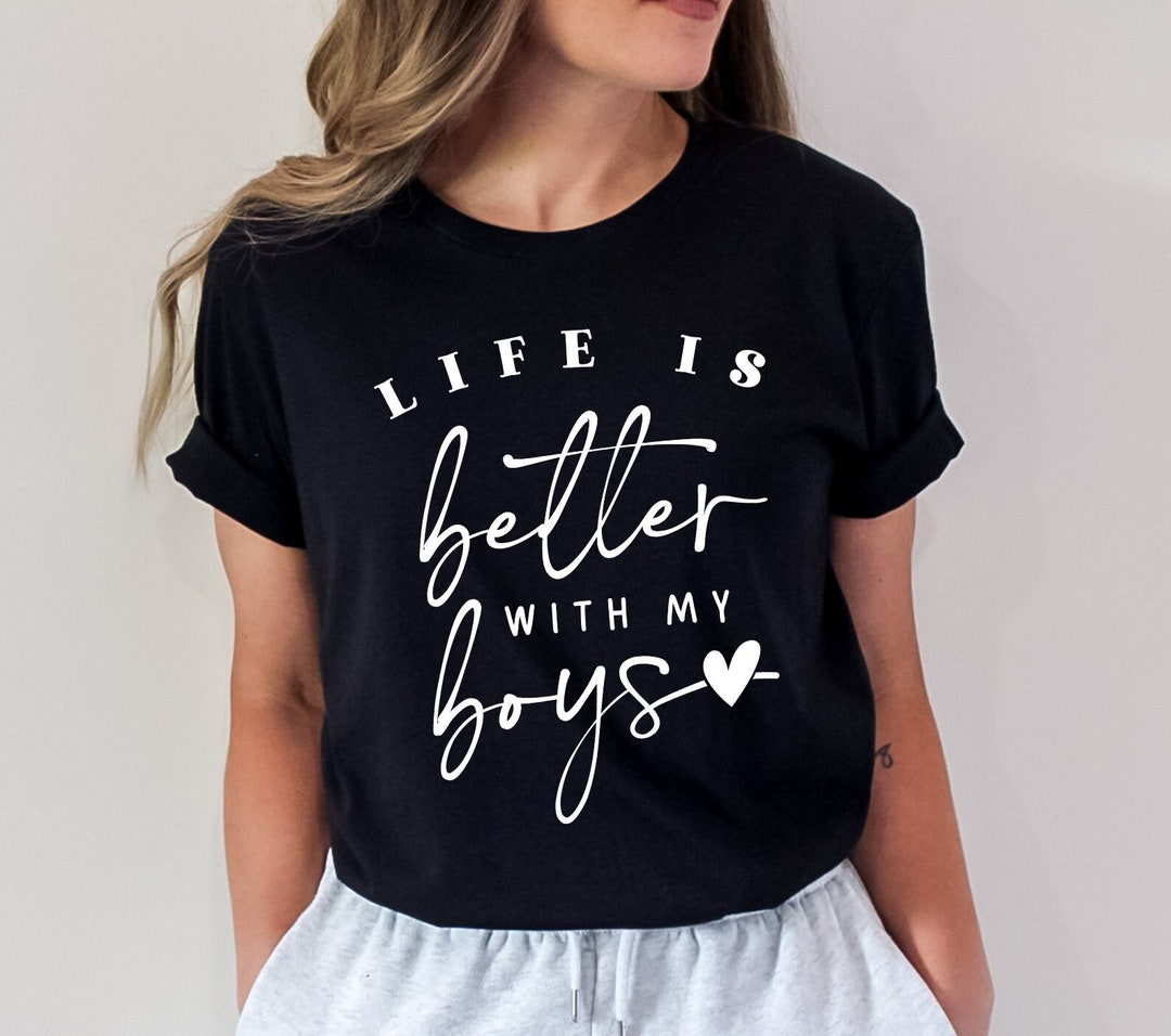 Life is Better With My Boys SVG PNG Boy Mom Svg Boy Mama - Etsy