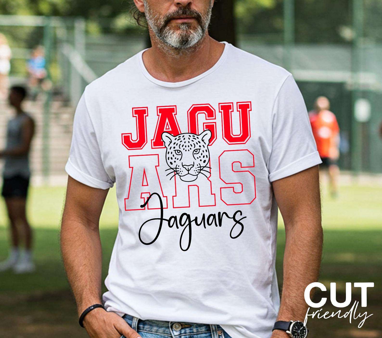 Jaguars Mascot SVG PNG – Bold Jaguar Head Varsity School Spirit Shirt ...