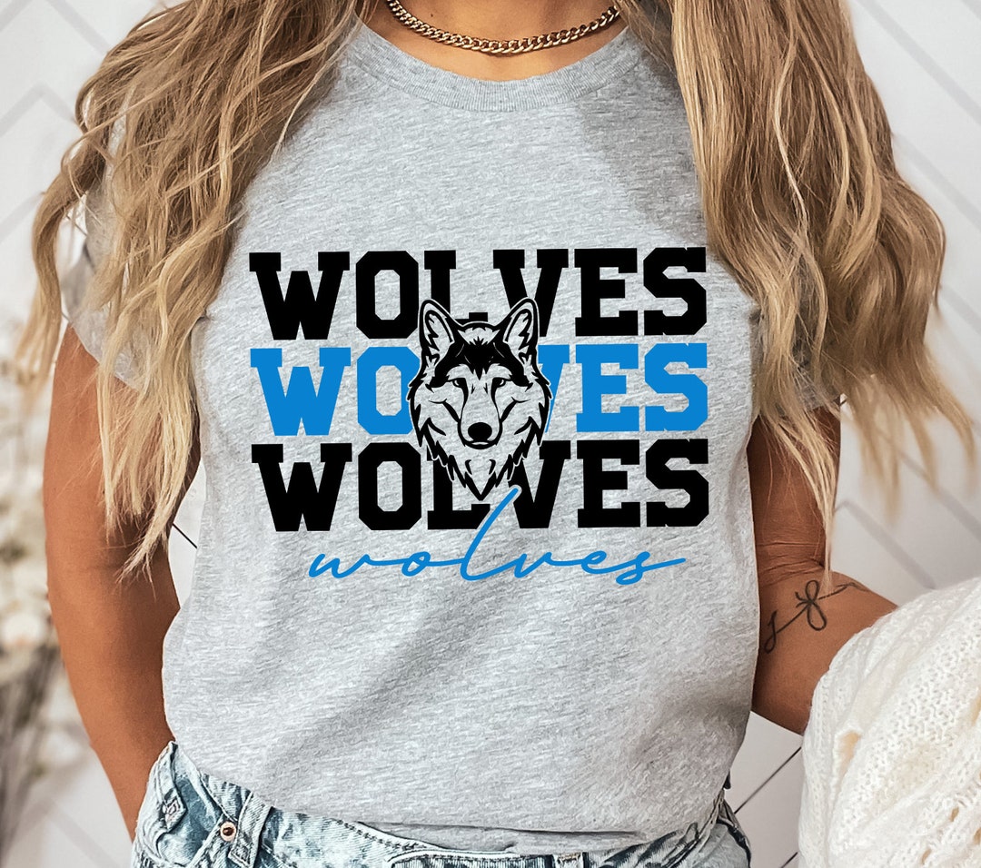 Wolves SVG PNG Wolves Face Svg Wolves Mascot Svg Wolves - Etsy