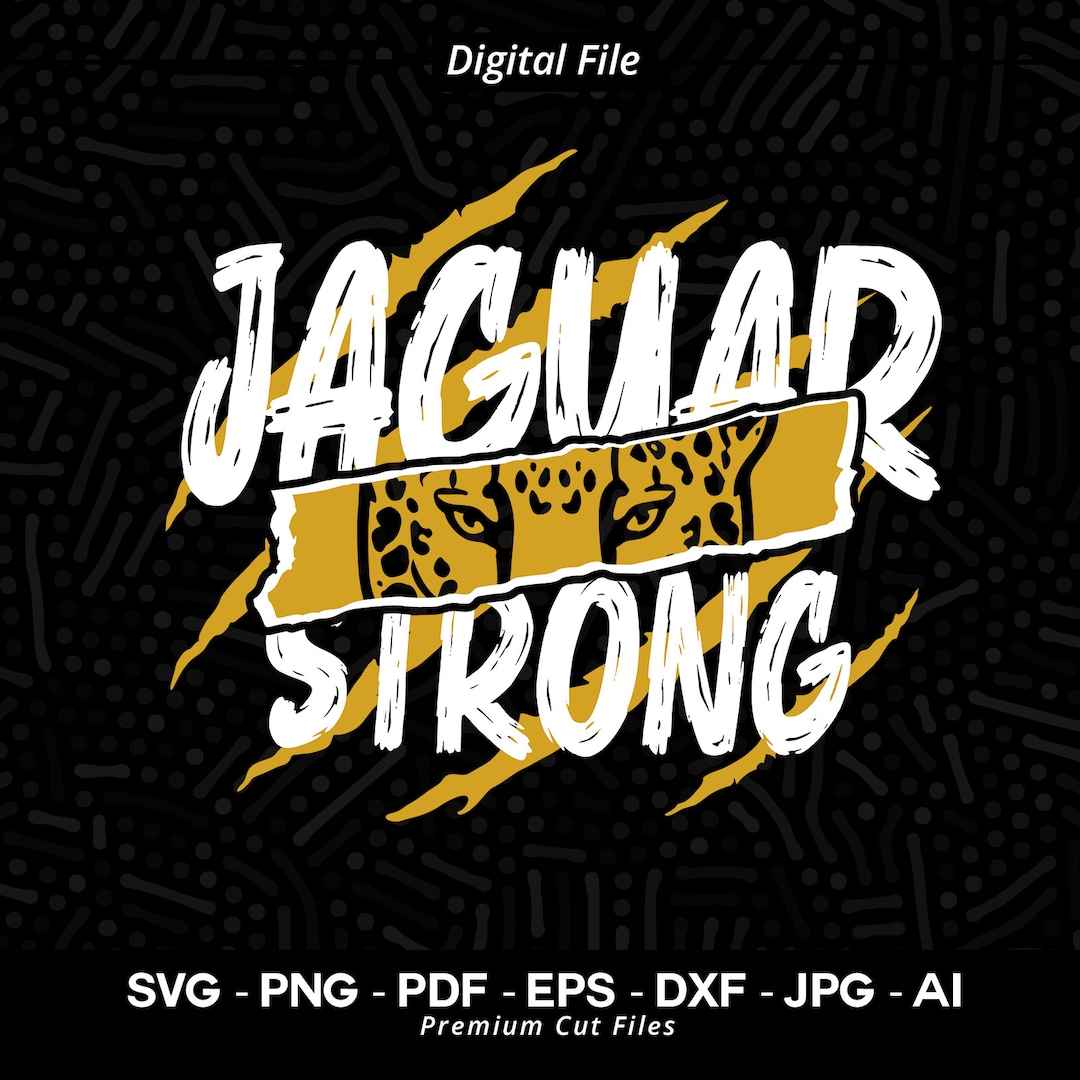 Jaguar Strong Svg Png, Jaguar Paw Claw, Jaguar Face Svg, Jaguar Svg ...