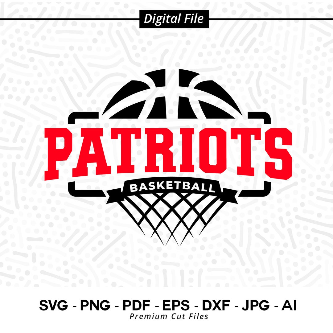 Patriot SVG PNG, Patriot Basketball Svg, Patriots, Basketball, Svg ...