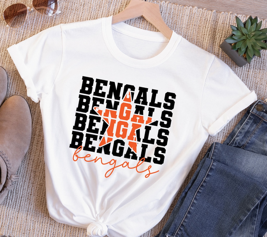 Stacked Bengals SVG Bengals Mascot Svg Bengals Svg Bengals - Etsy