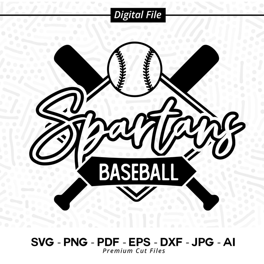 Baseball SVG PNG, Spartans, Baseball, Svg, Spartan Baseball, Spartan ...
