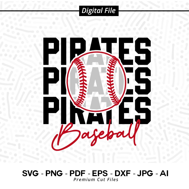 Pirate Baseball Sublimation - Etsy