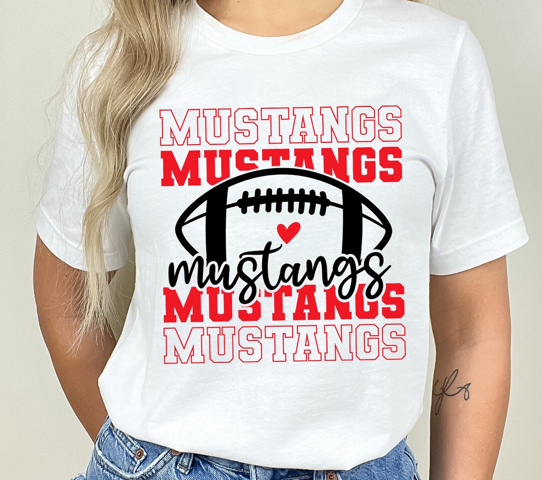 Mustangs SVG Mustangs Mascot Svg Stacked Mustangs Svg - Etsy