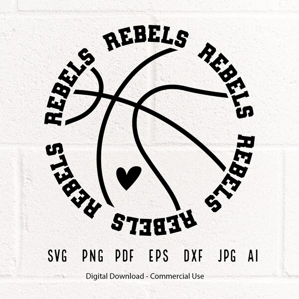 Rebels Basketball - Etsy