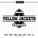 Yellow Jackets SVG PNG, Yellow Jackets Mascot Svg, Yellow Jackets Cheer ...