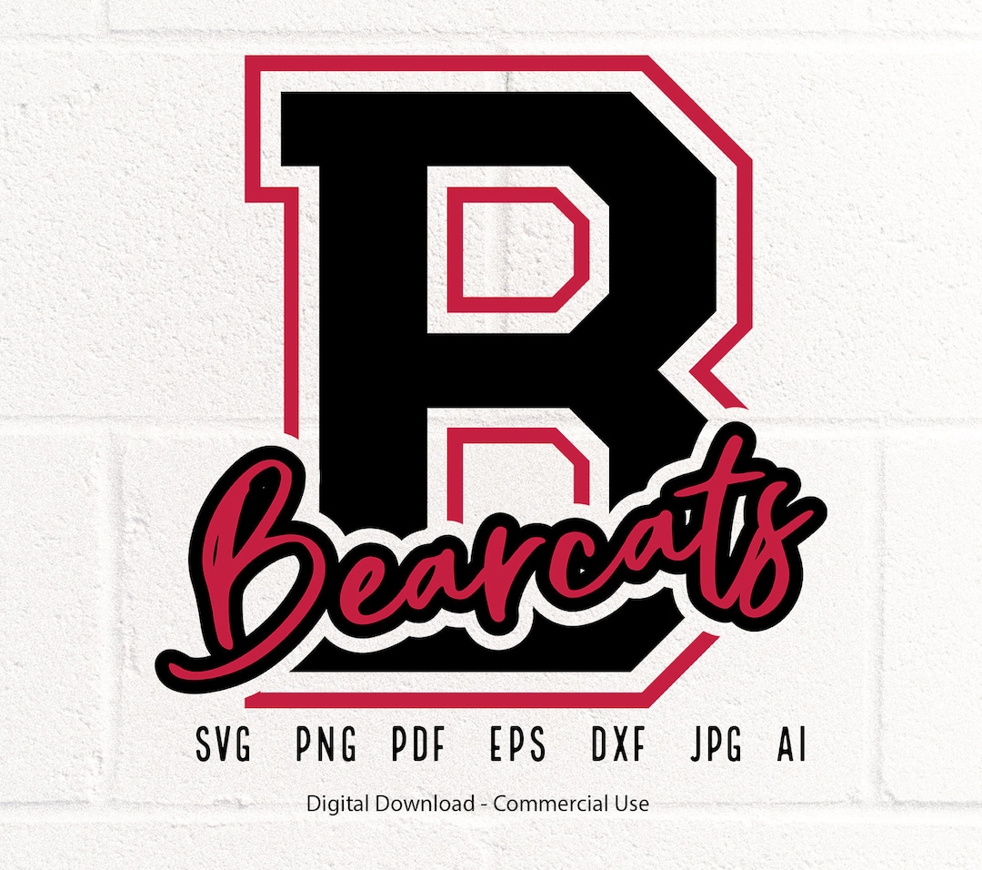 Bearcats SVG PNG, Bearcats Mascot Svg, Bearcats Cheer Svg, Bearcats ...