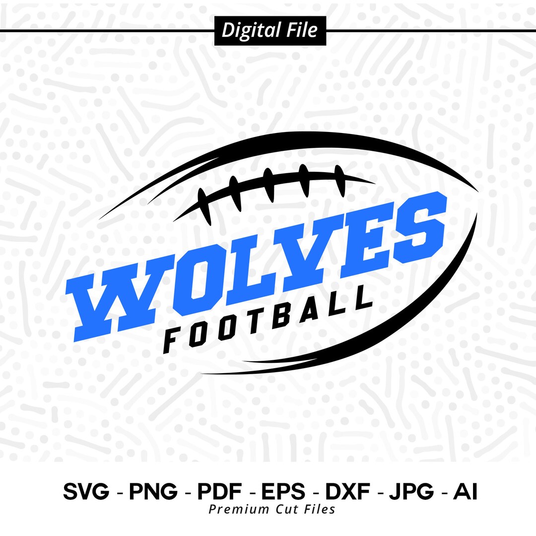 Wolves Football SVG PNG, Wolves Svg, Football Svg, Wolves Shirt Svg ...