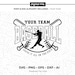 Baseball SVG Cut File: Custom Team Logo Designs (instant Download) - Etsy