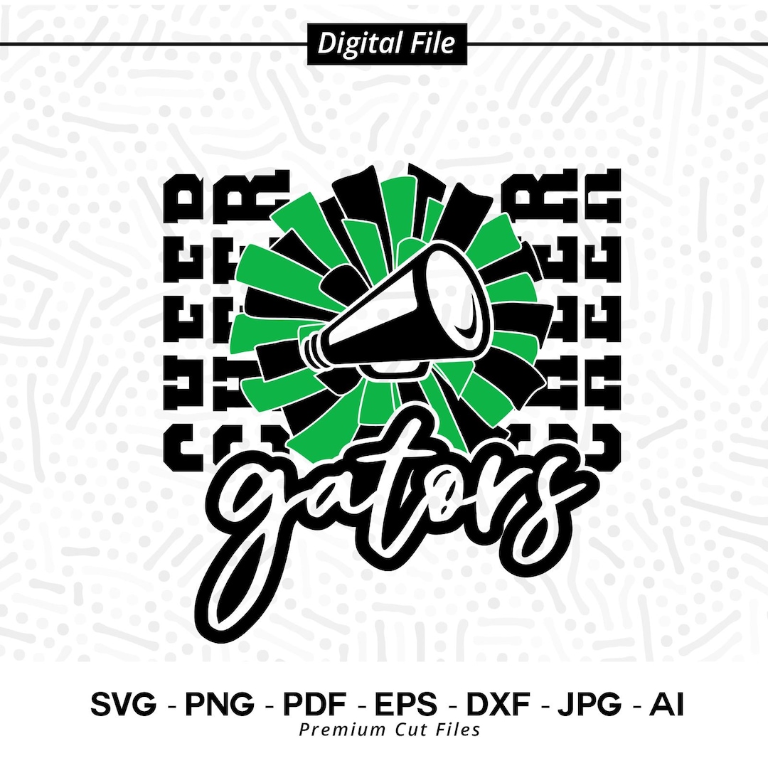 Gators Cheer SVG PNG, Gators Svg, Gator, Cheer Svg, Gators Vibes ...