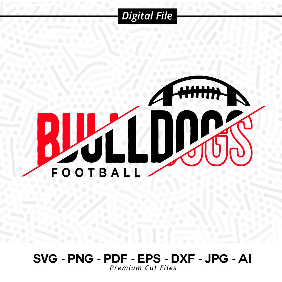 Football Svg, Bulldogs, Football, Svg, Bulldog Football Svg, Bulldog ...