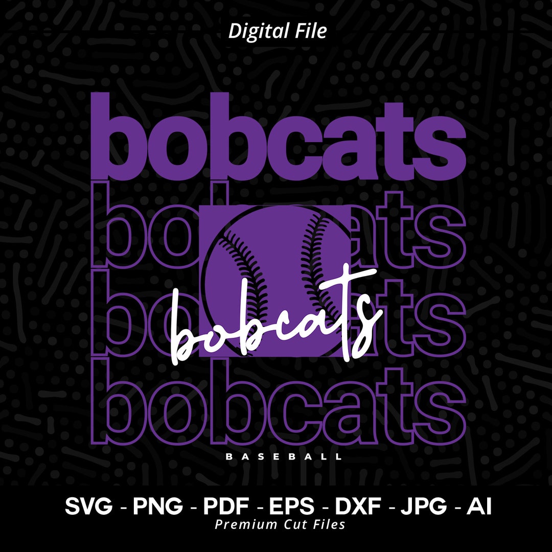 Bobcats Baseball SVG PNG, Baseball Svg, Bobcats Svg, Baseball Shirt Svg ...