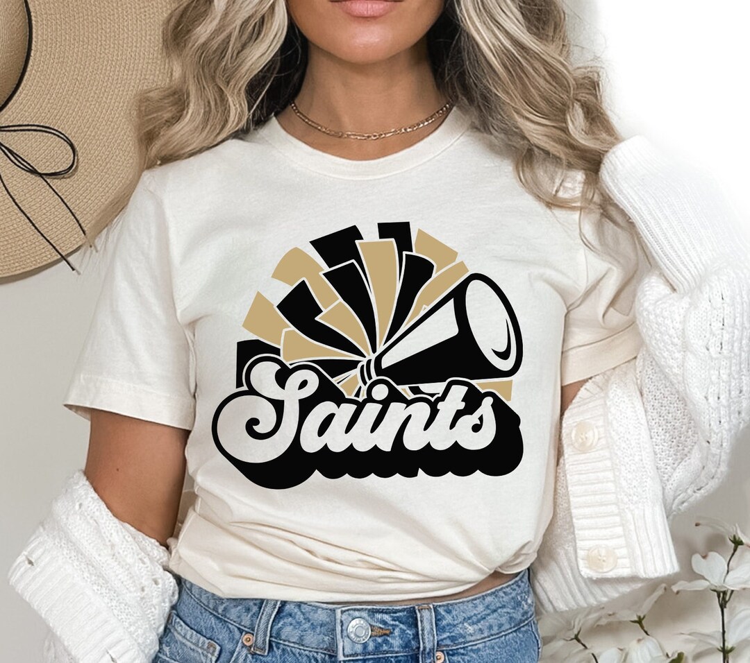 Saint Cheer Svg Saint Saints Cheer Svg Png Sublimation - Etsy