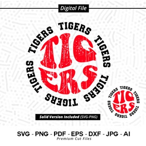 Tigers SVG PNG, Tigers Typography Svg, Tigers Sport Logo Svg, Tigers Team Design Svg, Tigers ...