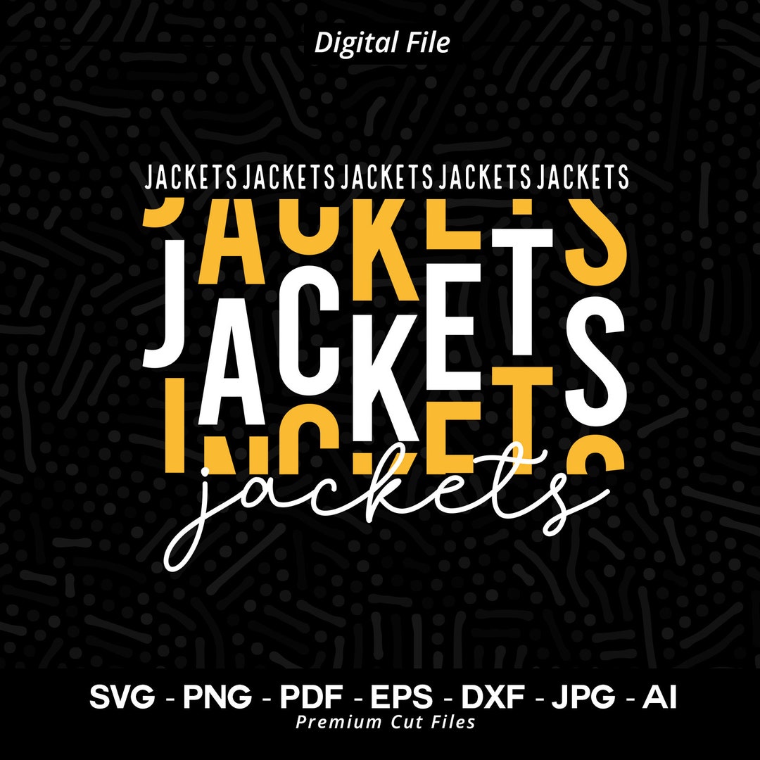 Stacked Jackets SVG PNG, Jackets Svg, Jacket Svg, Jackets Typography ...