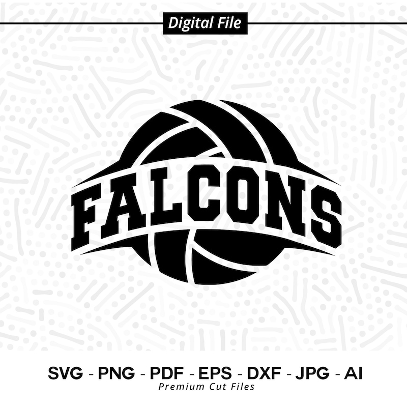 Falcon Embroidery Design - Etsy