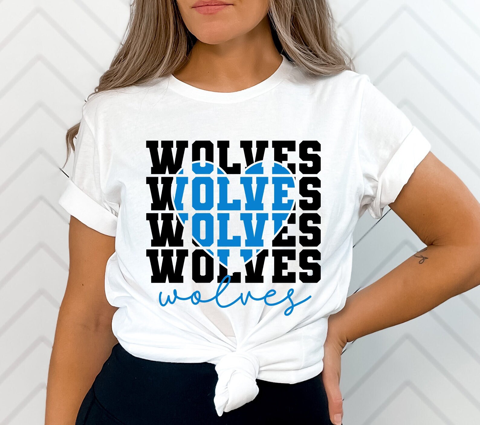 Stacked Wolves SVG, Wolves Mascot Svg, Wolves Svg, Wolves School Team ...