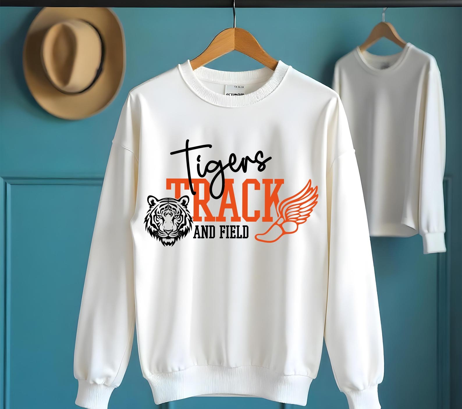Tigers Track and Field SVG, Team Logo, Running Clipart (digital ...