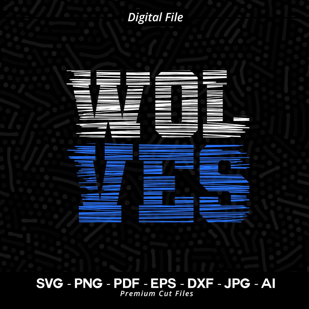 Wolves SVG PNG, Wolves Mascot Svg, Wolves Cheer Svg, Wolves Shirt Svg ...