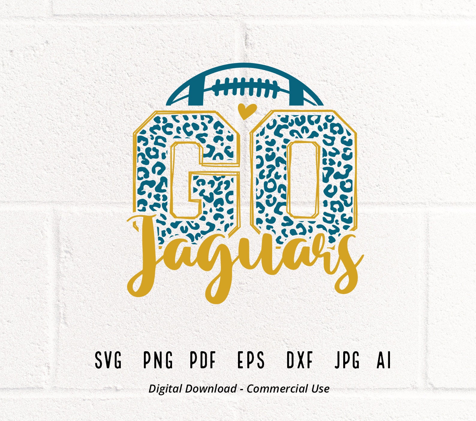 Leopard Go Jaguars SVG Go Jaguars Svg Jaguars Mascot Svg - Etsy Canada