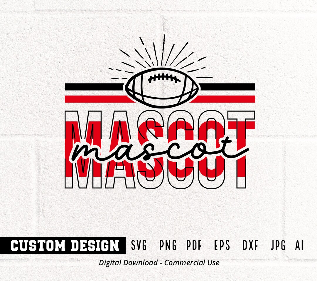 Custom, School, Team, Mascot, Svg, Personalized, Stacked Your Team ...