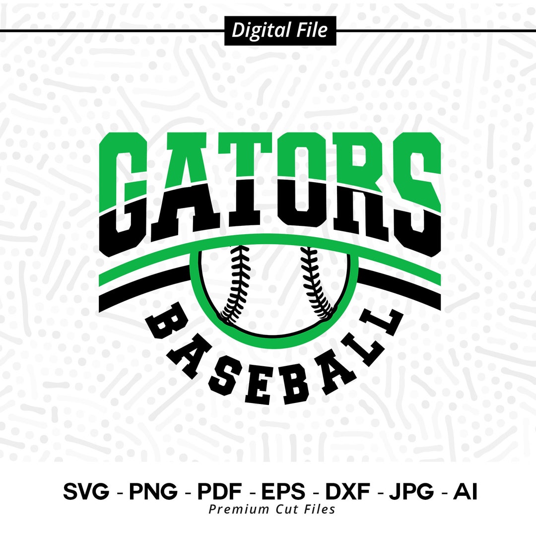 Baseball SVG PNG, Gators, Baseball, Svg, Gator Baseball, Gator ...