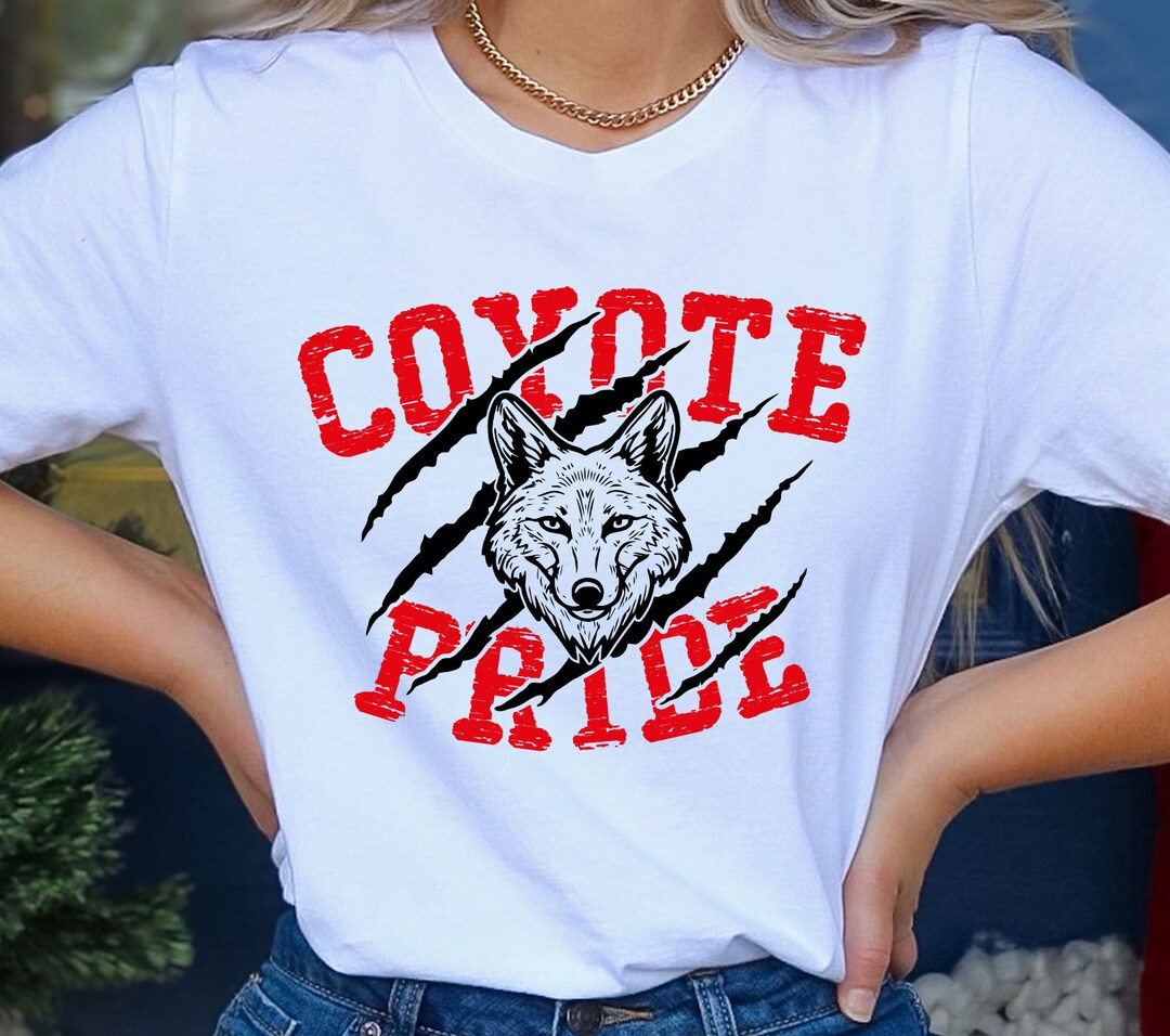 Coyote Pride SVG PNG Coyote Claw Svg Coyote Face Svg Coyote - Etsy